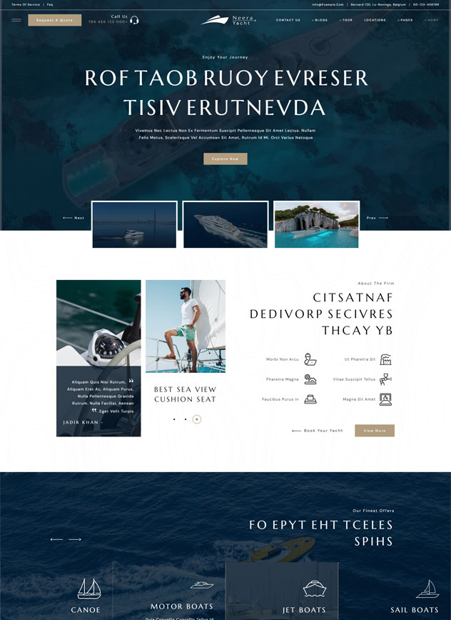 Landing RTL Version - Road Addicts Club